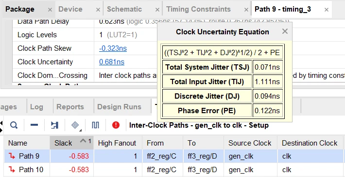 时序约束进阶八：时钟抖动Jitter与不确定性Uncertainty - 哔哩哔哩