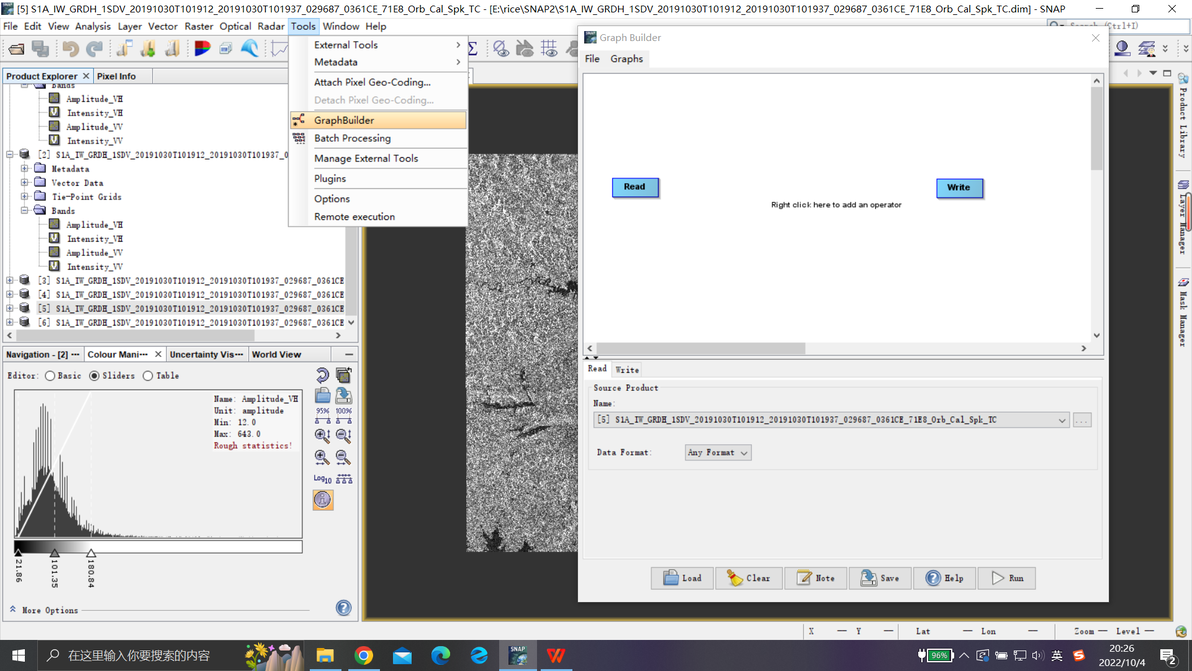 Sentinel-1 IW GRD数据预处理（SNAP） - 哔哩哔哩