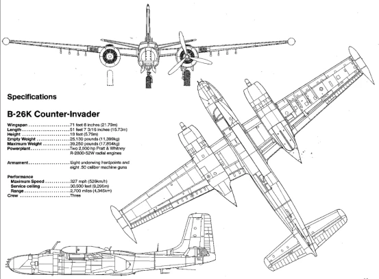 航空图鉴 道格拉斯A26（1948-1965年间又称B-26）入侵者（上） - 哔哩哔哩