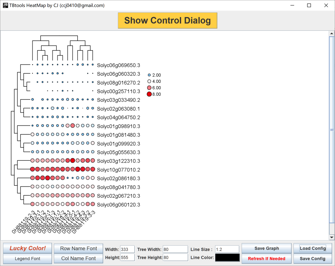 「TBtools」热图 HeatMap「格式刷」 - 哔哩哔哩