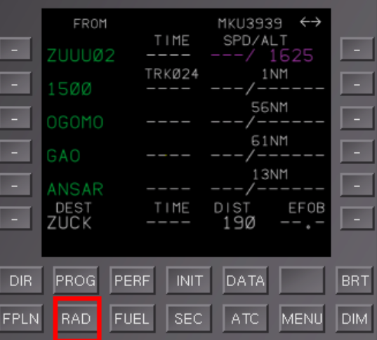 A320 MCDU - 哔哩哔哩