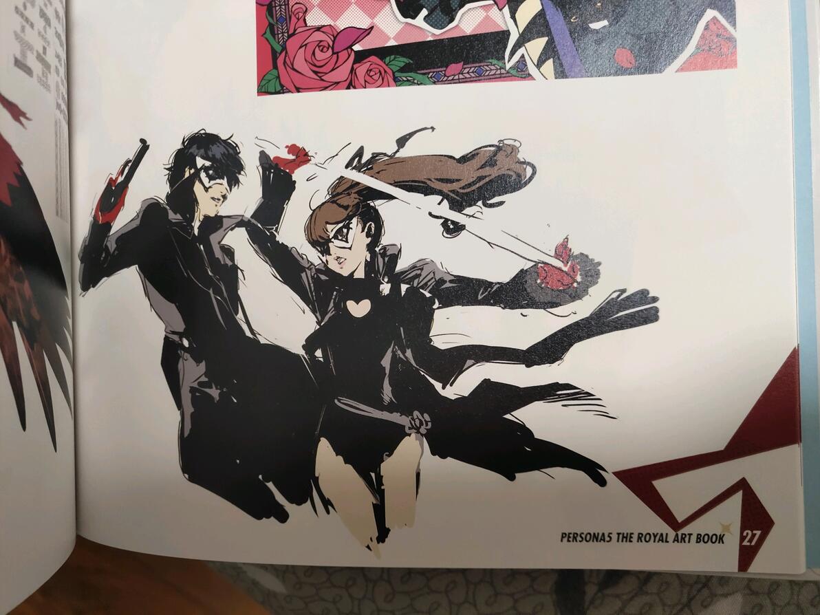 分享一下p5相关的画集/设定集(含同人) - 哔哩哔哩