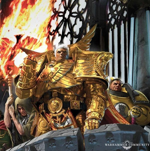 【战锤40K】太空野狼·“狼王”黎曼·鲁斯 - 哔哩哔哩