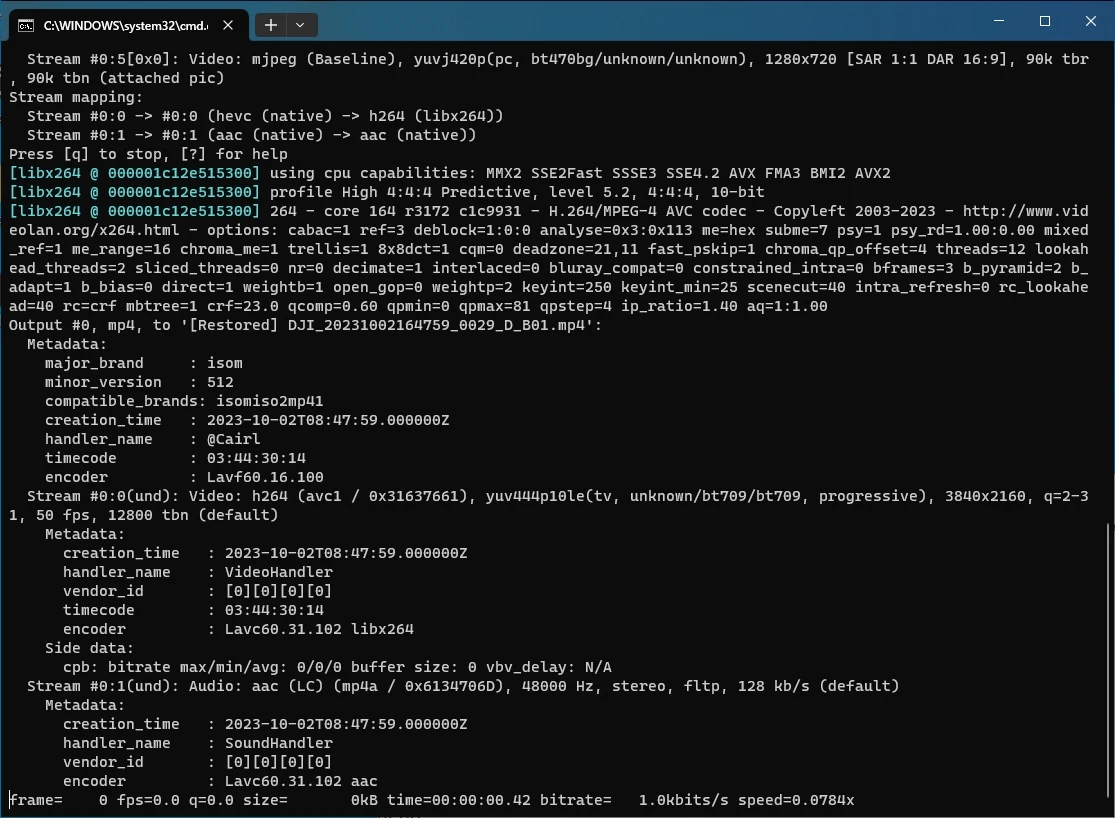 【教程】 使用 FFmpeg 应用 LUT 恢复 Log 模式视频的色彩 - 哔哩哔哩