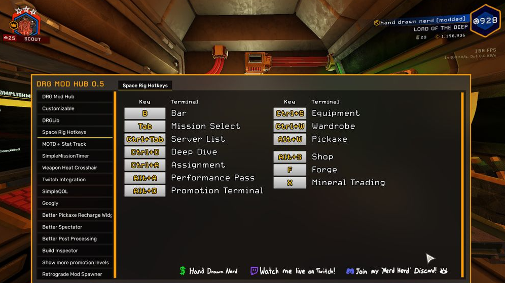 【深岩银河 | Deep Rock Galactic】休闲游戏玩家 MOD推荐 - 哔哩哔哩