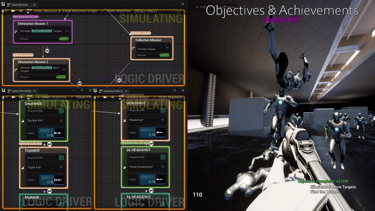 【UE资源】逻辑驱动系统（蓝图编辑器）-Logic Driver Pro-Blueprint Editor - 哔哩哔哩
