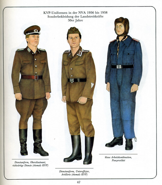 东德DDR国家人民军NVA军服大赏（一） - 哔哩哔哩