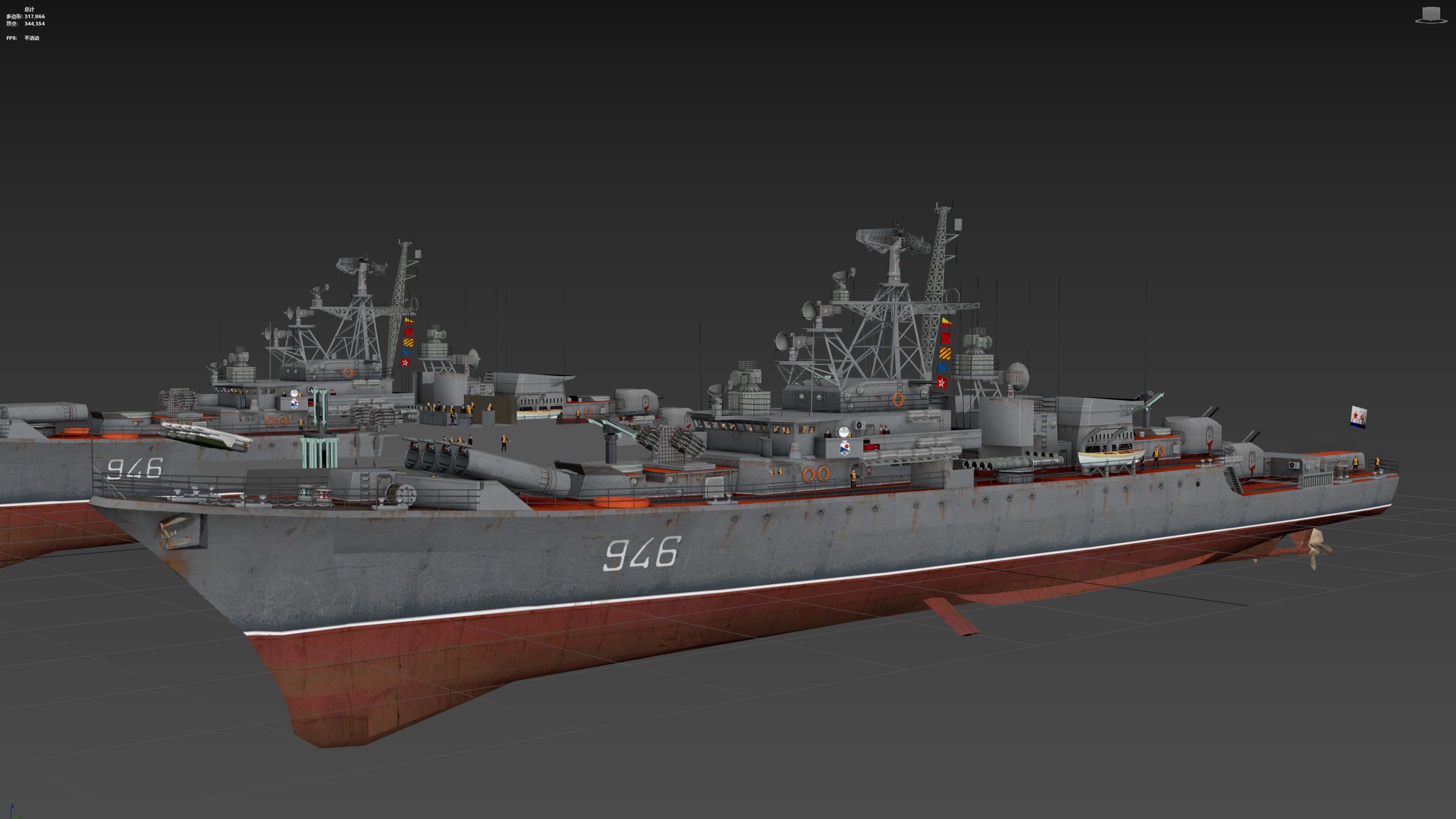 苏联 1135 克里瓦克级Krivak护卫舰 Burevestnik（风暴海燕）反潜舰 - 哔哩哔哩