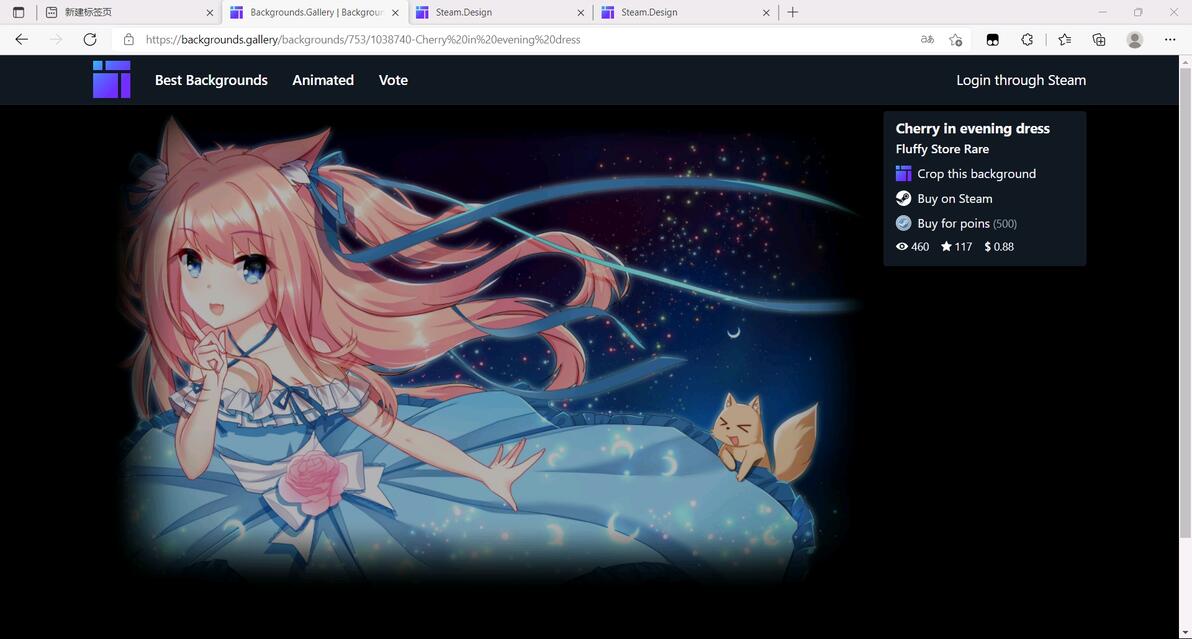 好看的steam二次元背景个人资料（壁纸）附csgo roll枪 - 哔哩哔哩