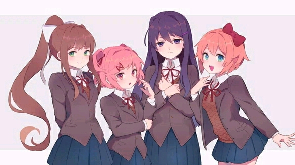 心跳文学部的图 - 哔哩哔哩