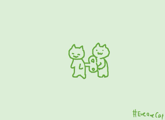 送Everyday one cat全套表情包，请自取～（eveonecat）看到就是赚到 - 哔哩哔哩