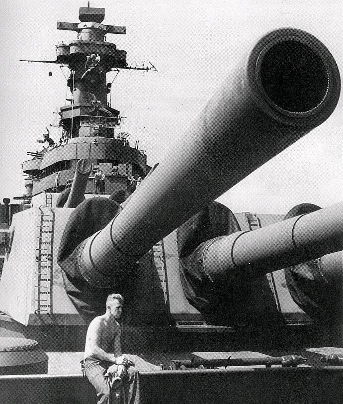 二战中的美国海军重型舰炮 - 哔哩哔哩
