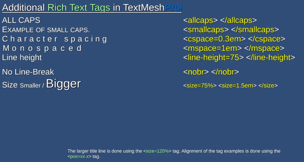 TextMeshPro全Example收录 - 哔哩哔哩