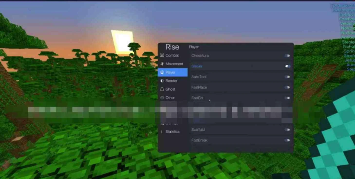 Minecraft我的世界Rise 6.0 作弊客户端破解版 - 哔哩哔哩