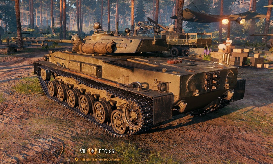 4台苏联坦克缝合而成！新8金轻坦LTS-85评析 - 哔哩哔哩