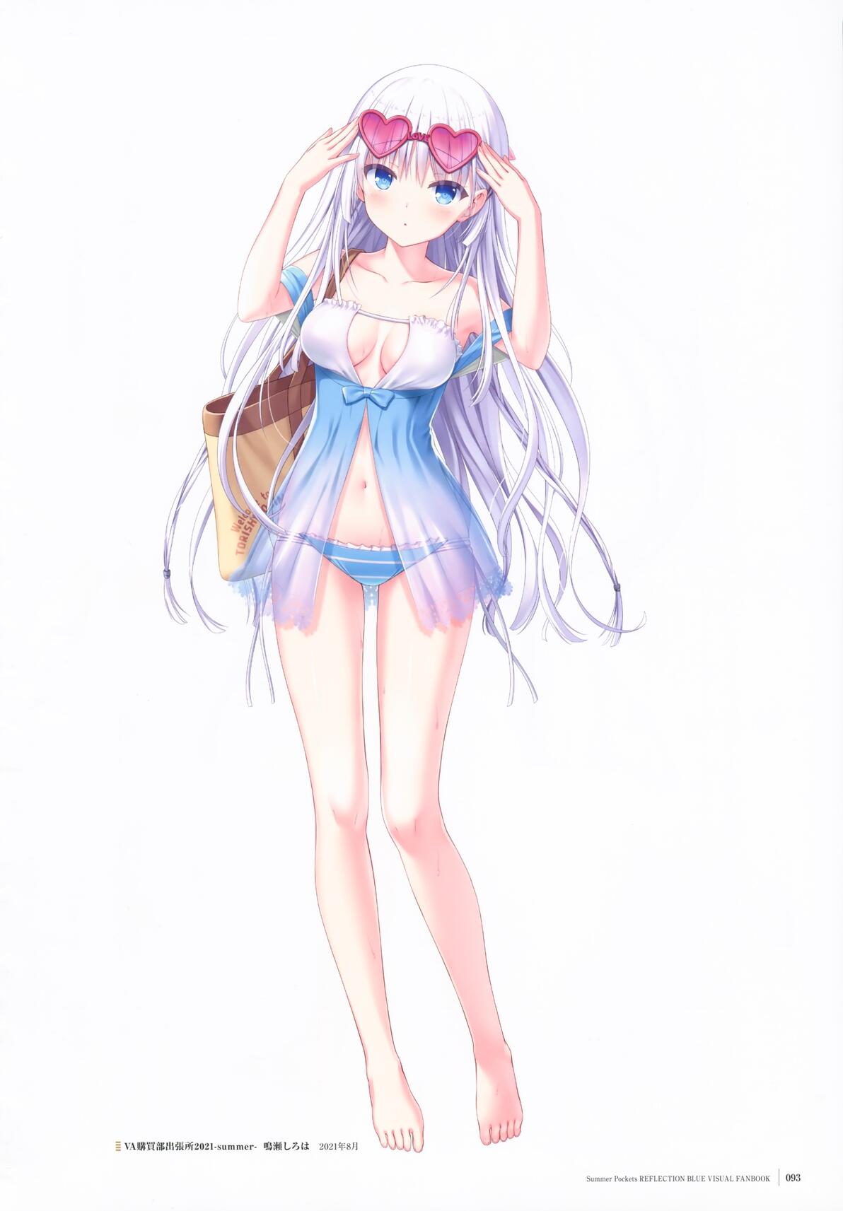 Summer Pockets REFLECTION BLUE VISUAL FANBOOK（夏日口袋：映蓝序言美术设定集）一 - 哔哩哔哩