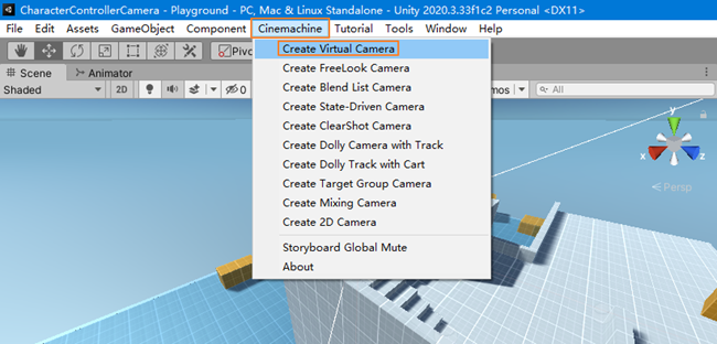 基于Cinemachine的第一/三人称过肩/自由/斜45度/俯视角摄像机系统（源码见文章底部） - 哔哩哔哩