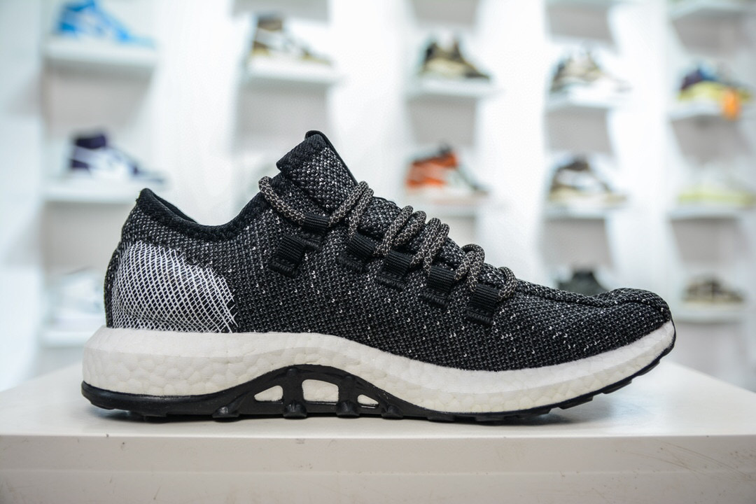 阿迪达斯 Adidas Pure Boost PB清风爆米花轻便缓震跑鞋 - 哔哩哔哩
