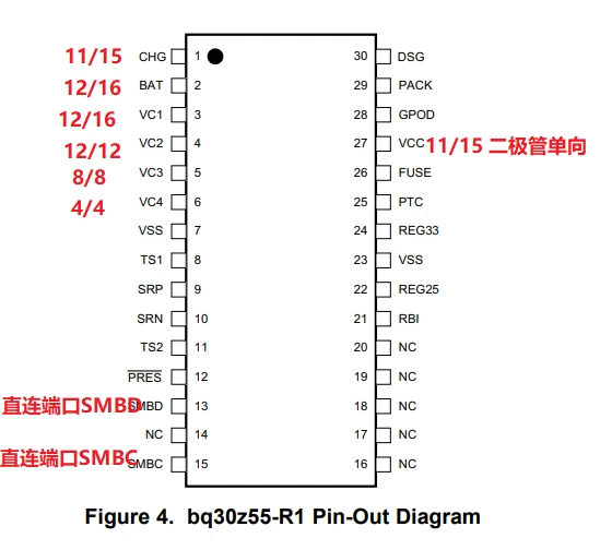 破解笔记本电池w650bat6，bq30z55芯片 - 哔哩哔哩