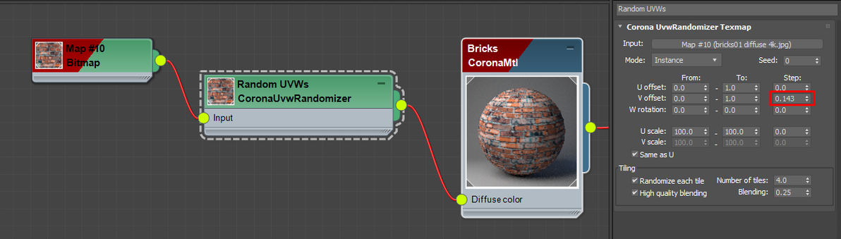 Corona Uvw 随机化贴图 - 哔哩哔哩