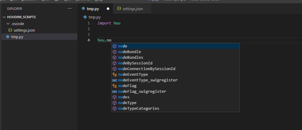 vscode连接houdini 配置py开发环境(有坑) - 哔哩哔哩