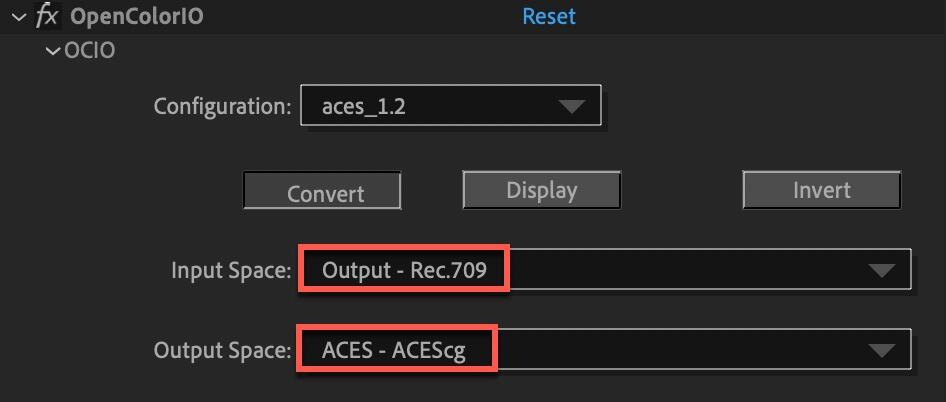 【春星开讲】在After Effects中使用OCIO插件建立ACES色彩管理流程 - 哔哩哔哩
