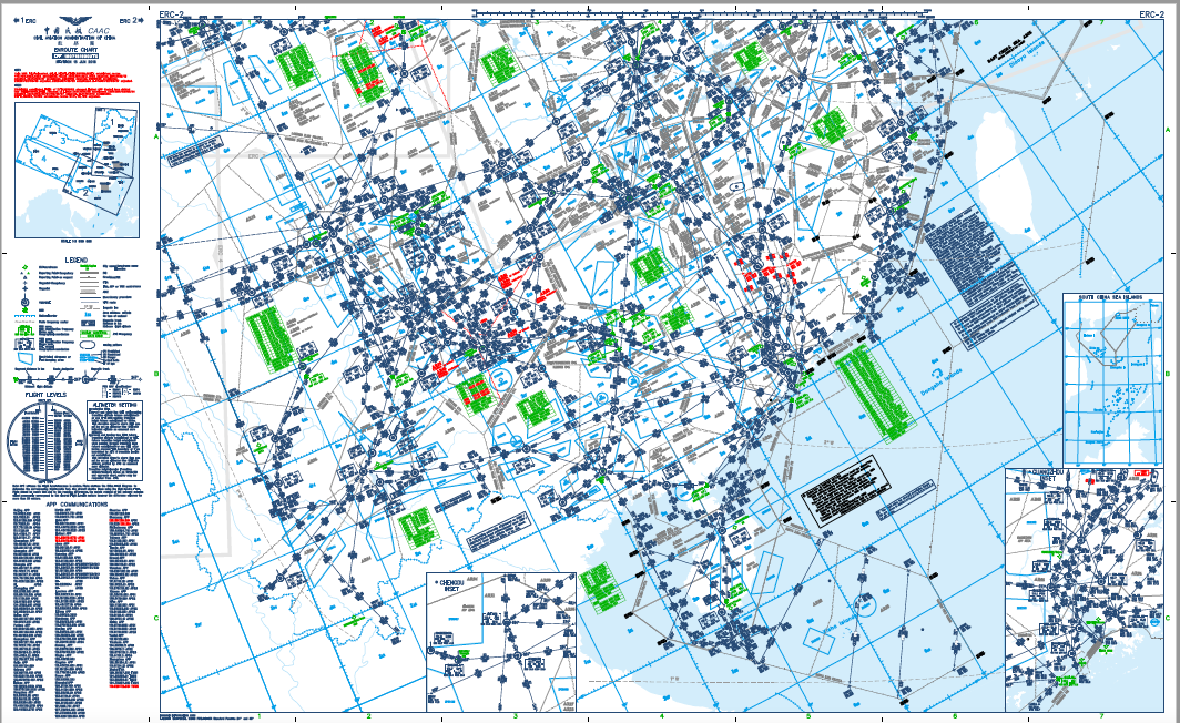 AIP：航路图（Enroute Chart/ERC） - 哔哩哔哩
