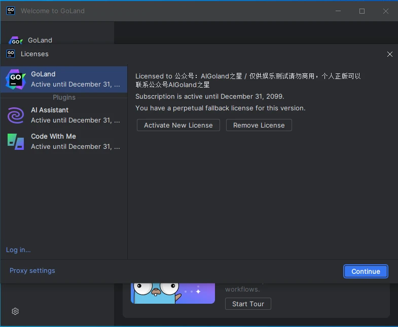 最新 Goland 2023.3 专业版安装与激活(带激活工具激活码) - 哔哩哔哩