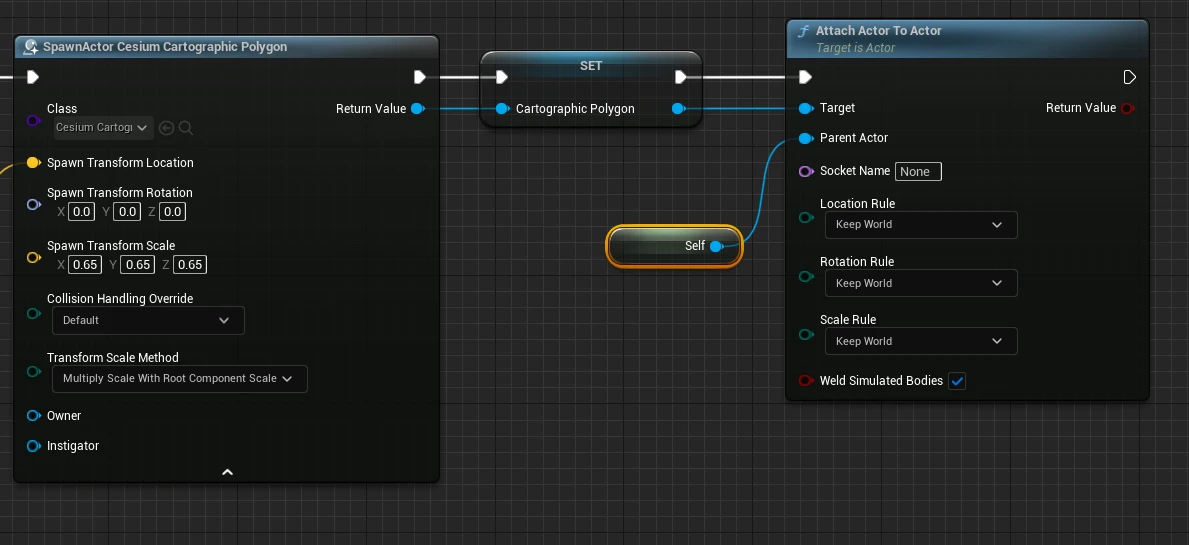【UE5】使用Geometry Script和蓝图来快速替换CesiumTiles - 哔哩哔哩