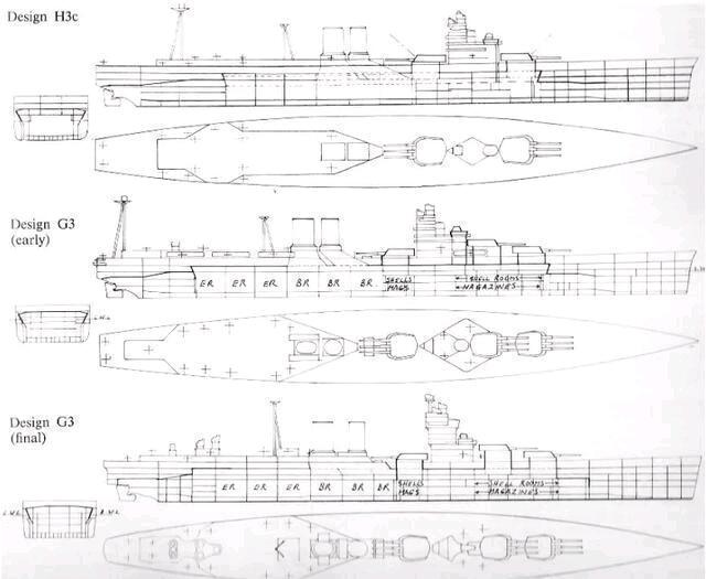 英国战巡简史（八）——消逝的终章：G3型战列巡洋舰 - 哔哩哔哩