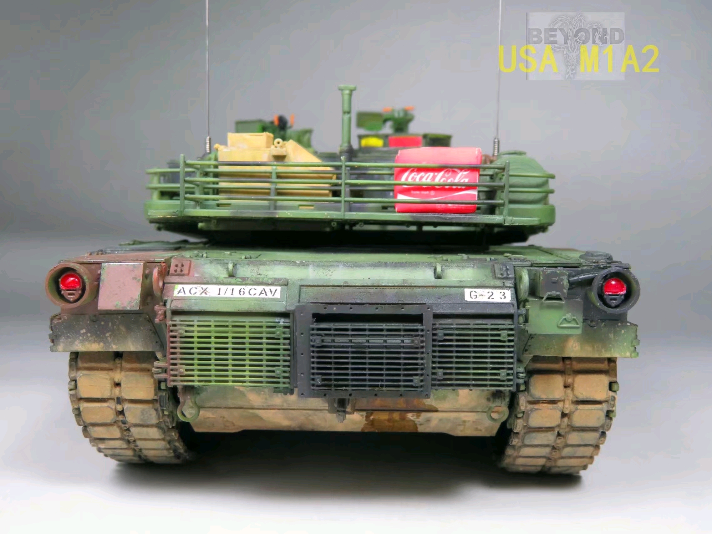 模型与实车分享系列——美国M1A2“艾布拉姆斯”主战坦克 - 哔哩哔哩