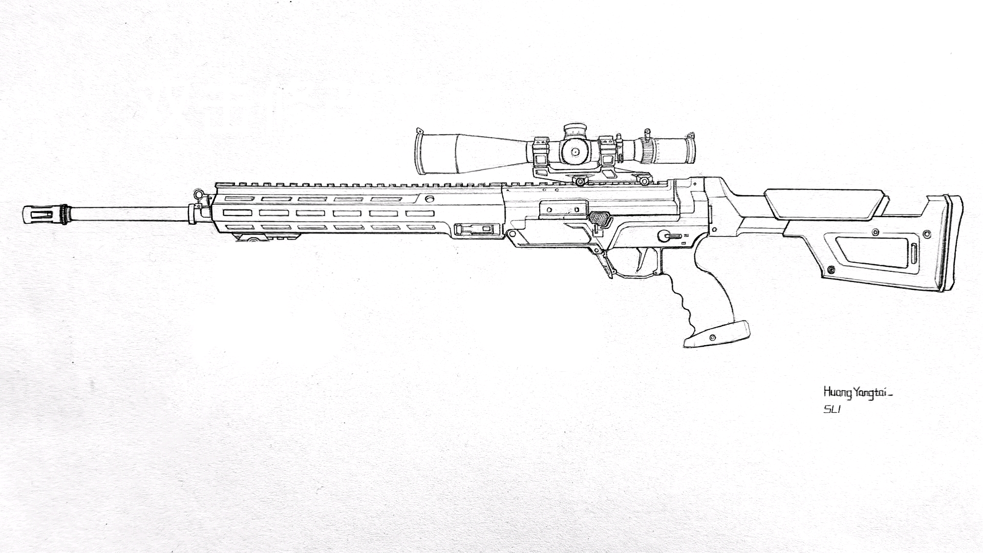 191式7.62mm精确步枪的改装方案 - 哔哩哔哩