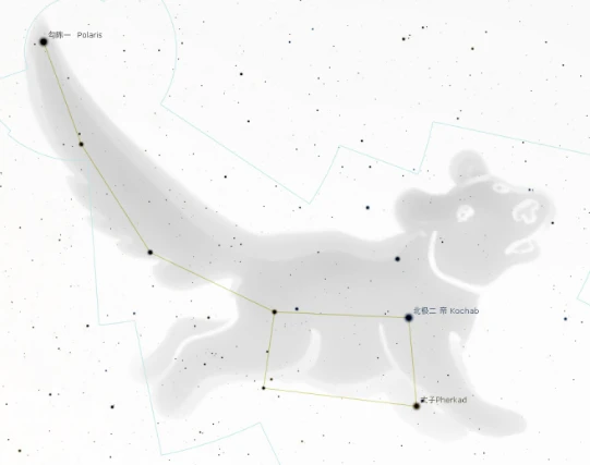 星座图鉴·UMi 小熊座 Ursa Minor - 哔哩哔哩