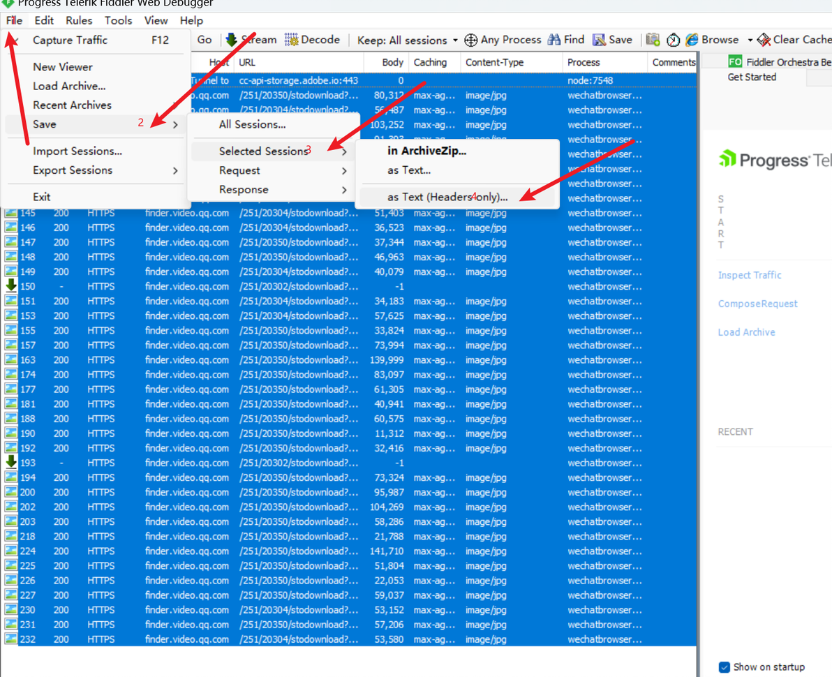 摸鱼微信视频号视频 - Fiddler + Python - 哔哩哔哩