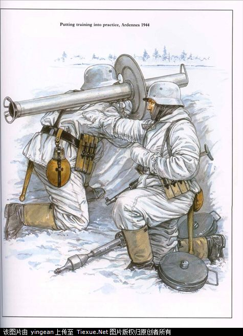 令盟军生畏的“坦克杀手”--二战德国RPzb43/54型88毫米“坦克杀手”反坦克火箭筒 - 哔哩哔哩