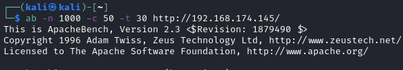 ApacheBench(ab压力测试工具)使用完整教程！CC攻击！Kali Linux入门教程 ，Termux可用 - 哔哩哔哩