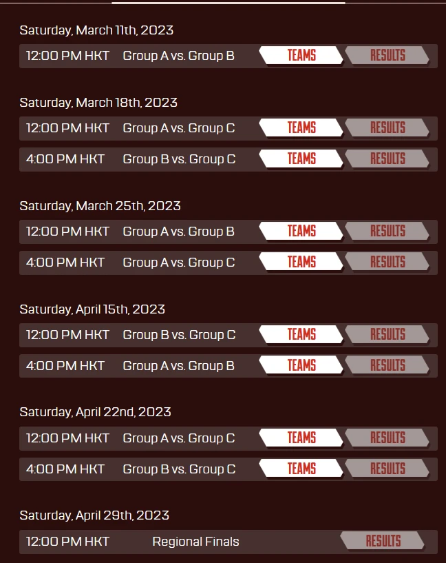 ALGS年三S2阶段赛程与中国队伍介绍（即将开打） - 哔哩哔哩