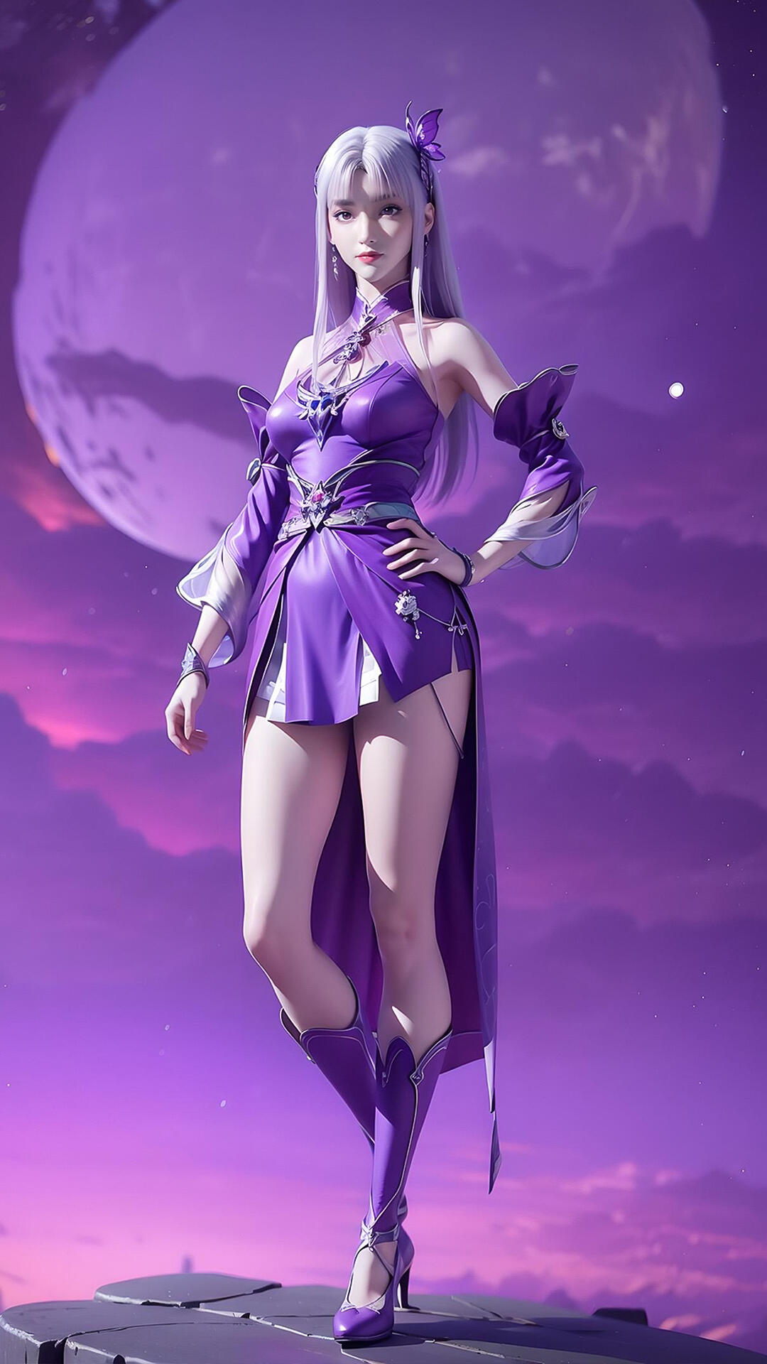 《斗破苍穹》国漫女神ai高清手机壁纸：小医仙、美杜莎女王 哔哩哔哩