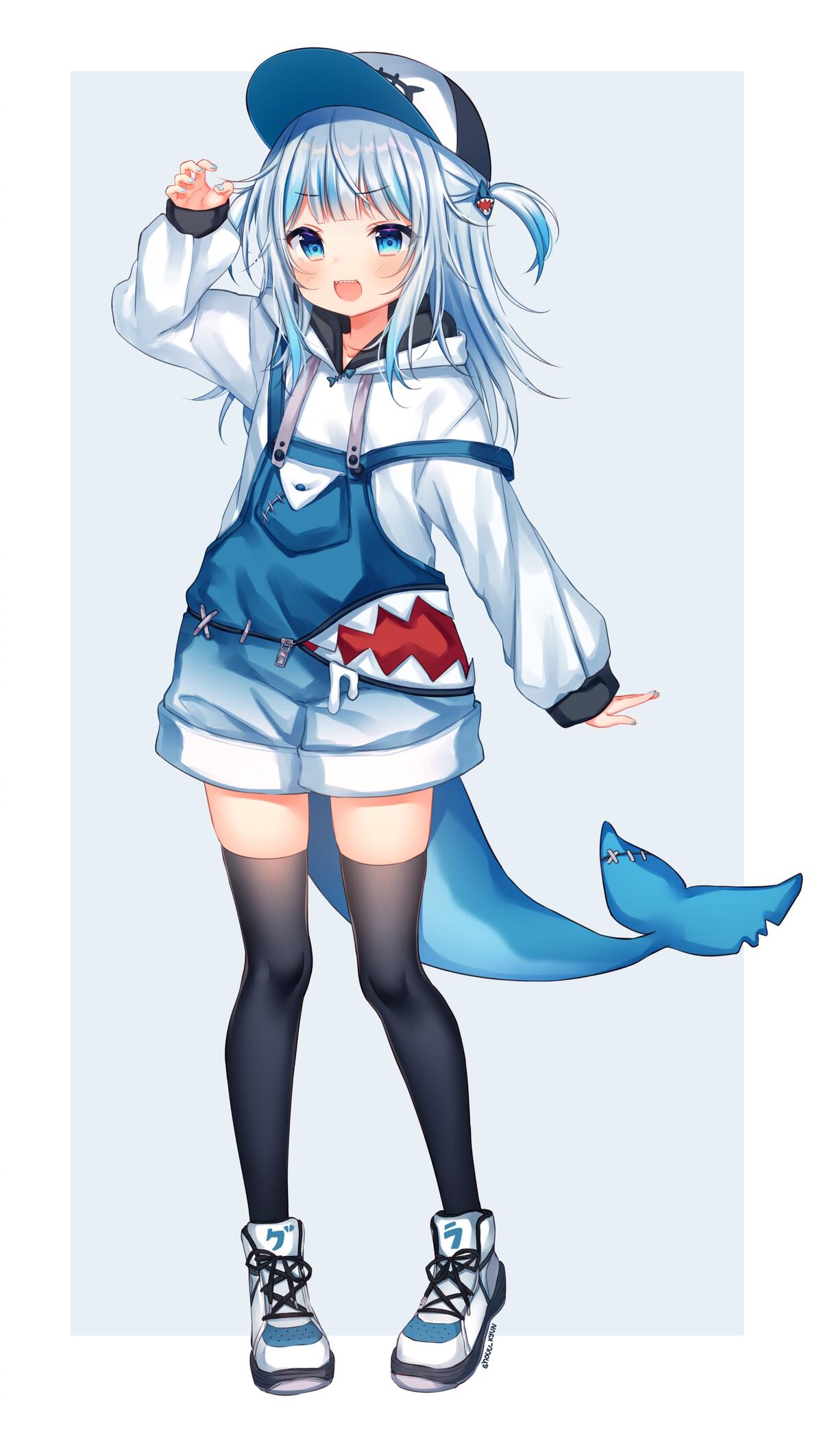 Gawr Gura高清壁纸【近百张合集】 #gawrt - 哔哩哔哩