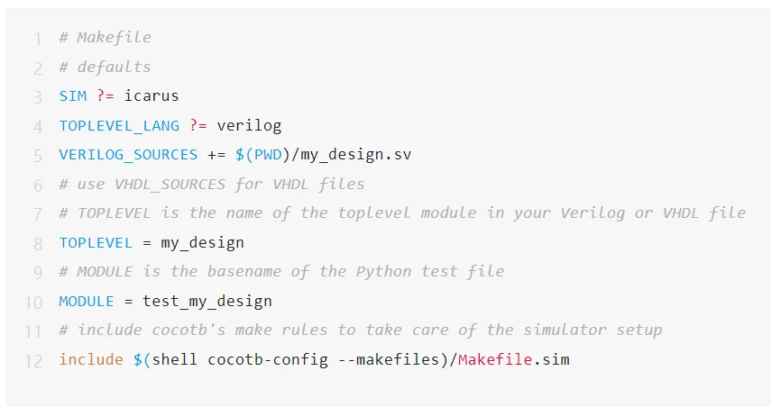 用Python给Verilog设计自仿（一）：Cocotb环境初探 - 哔哩哔哩