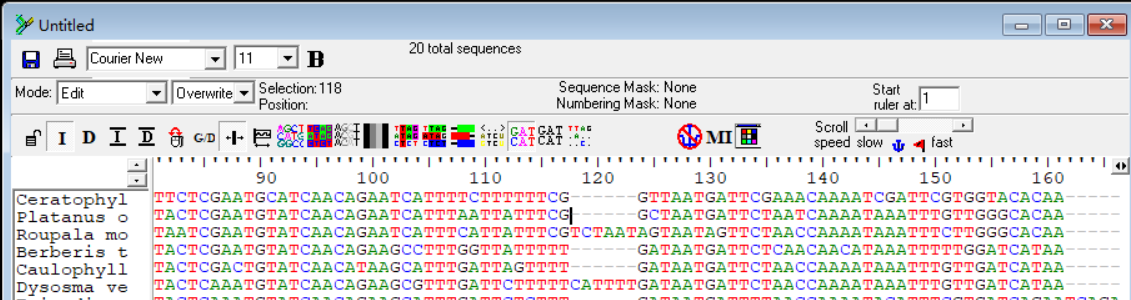 个人学习记录：建树流程1——bioedit的序列编辑及MEGA的使用 - 哔哩哔哩
