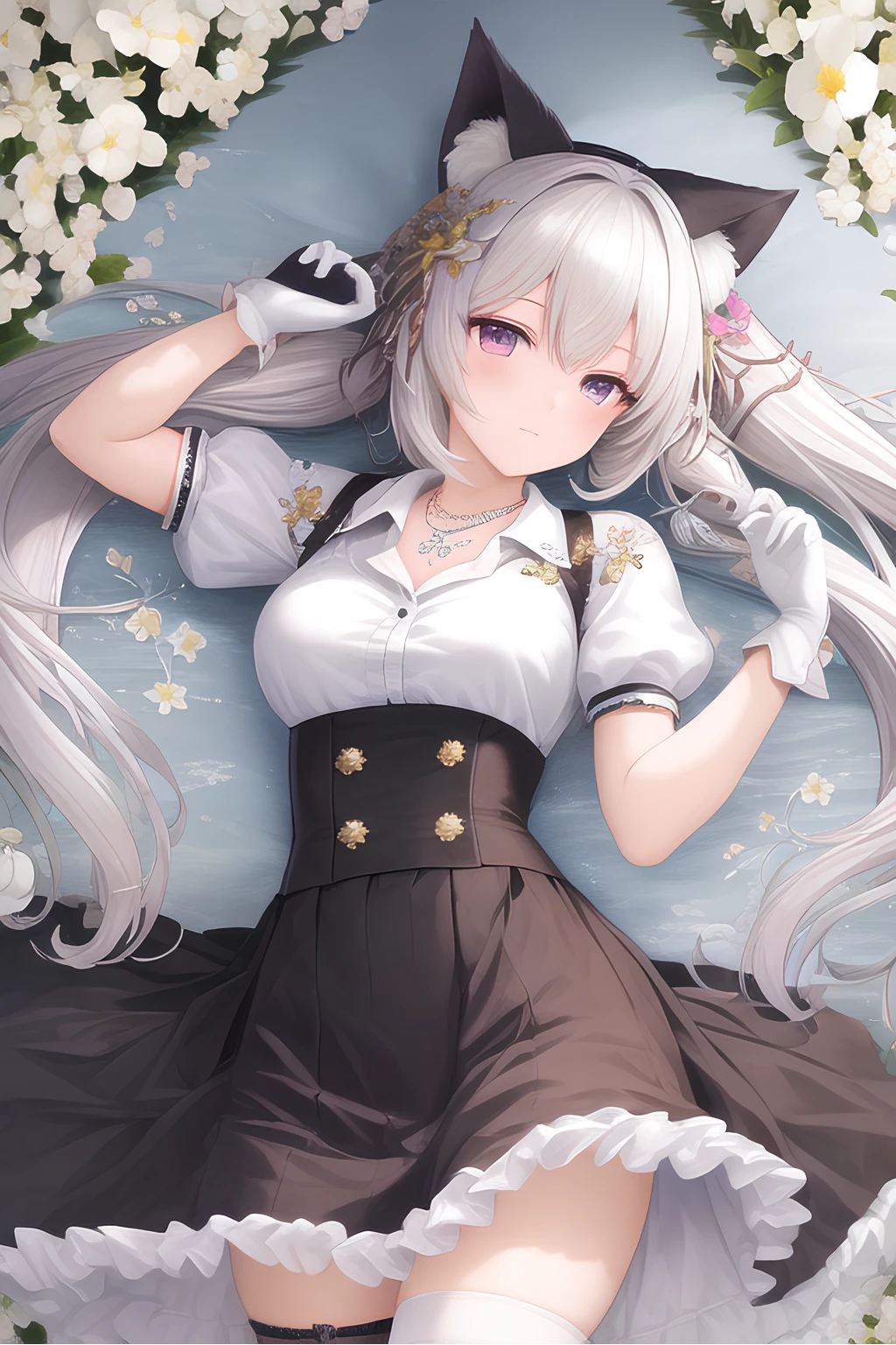 2023/02/26 Pixi#黑丝#动漫#壁纸泳装v萌妹二次元高清无码美图系列 #AI#原神# - 哔哩哔哩