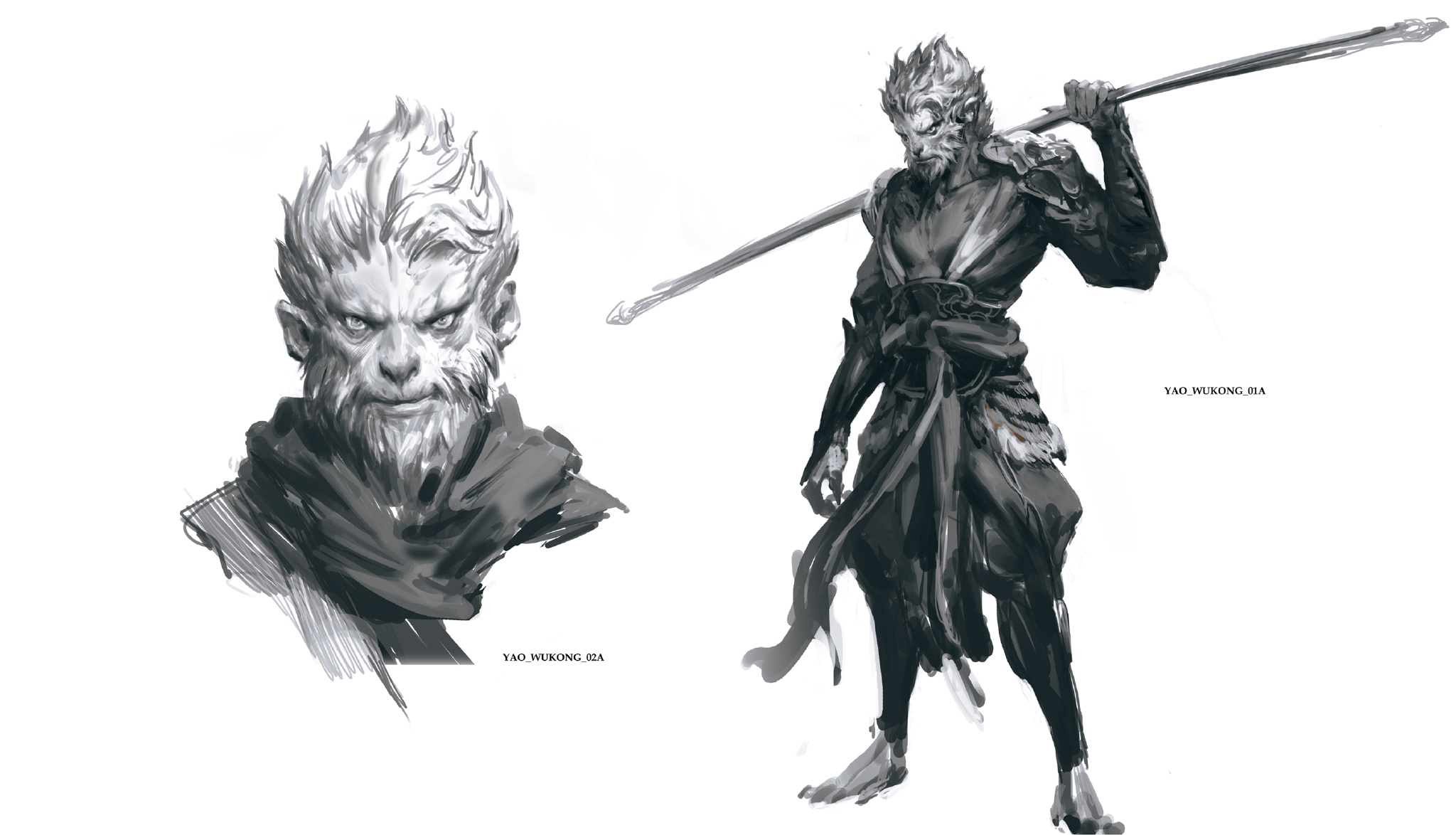 《黑神话：悟空》原画（2021.8.20持续更新） - 哔哩哔哩