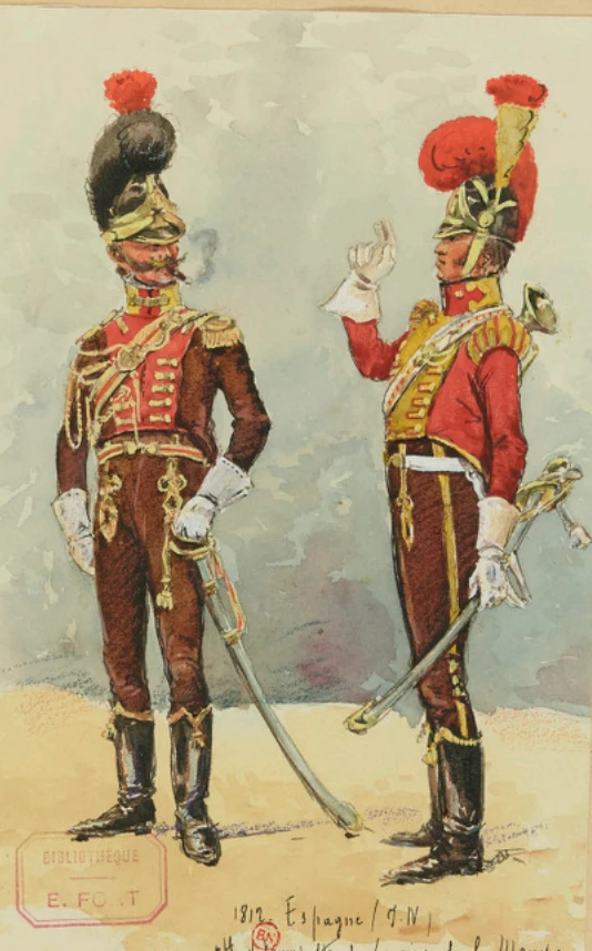 西班牙军队制服1802-1813（图片合辑）——【下集-波拿巴篇】 - 哔哩哔哩