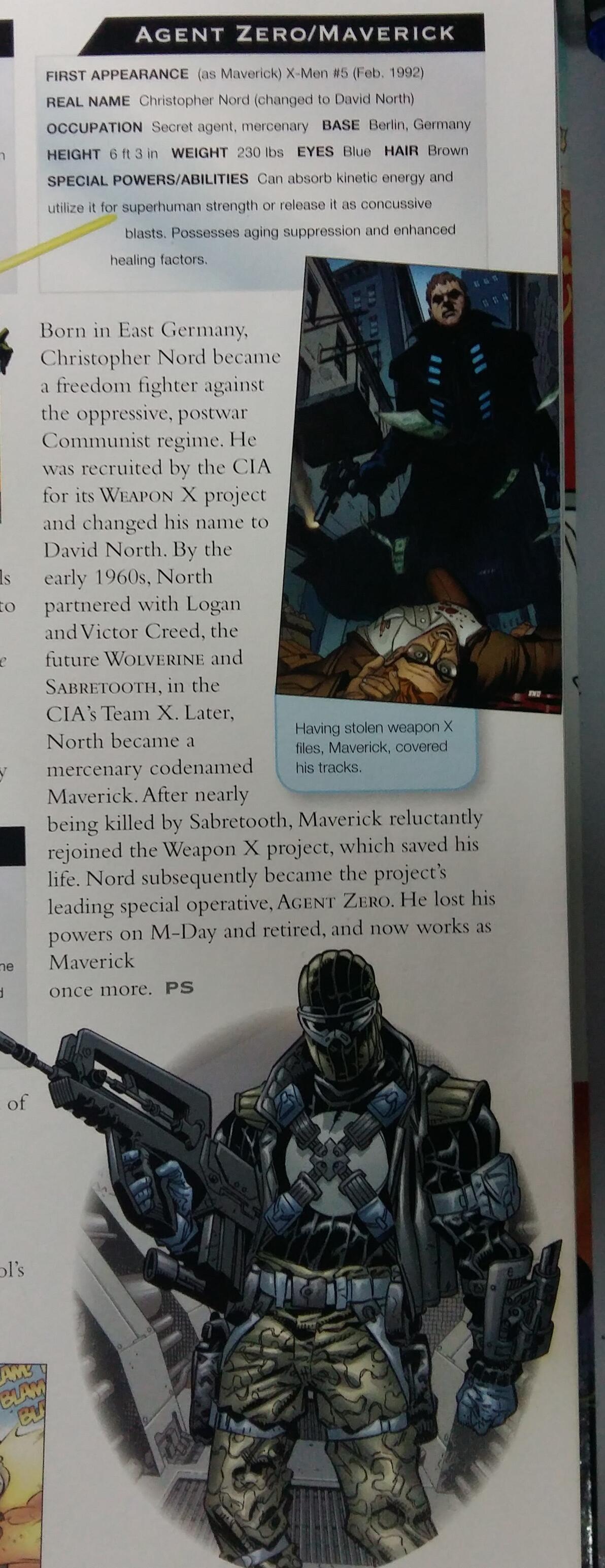 带你看《漫威百科全书》第八期——零号特工（AGENT ZERO） - 哔哩哔哩