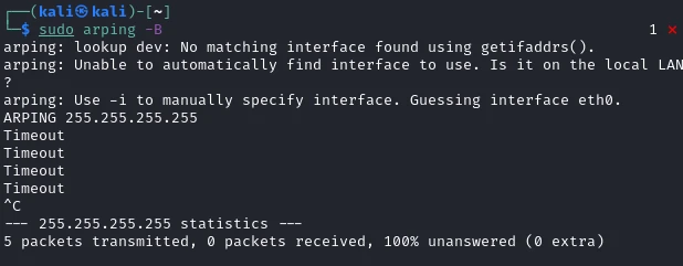 Arping：网络管理员必备调试神器！全参数详细教程！Kali Linux教程！黑客渗透测试！ - 哔哩哔哩