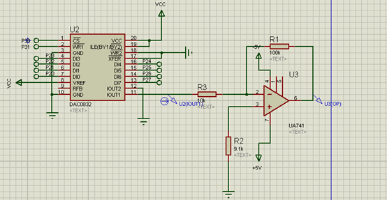 基于DAC0832的51单片机DA转换电路设计实现 - 哔哩哔哩