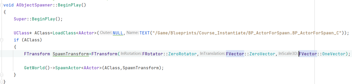 [零基础蓝图转C++]10.C++中实例化Actor和UObject - 哔哩哔哩