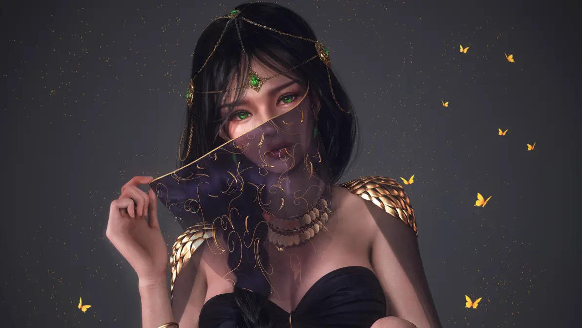 【超清4K壁纸】国内超人气画师wlop作品赏析《鬼刀》 - 哔哩哔哩