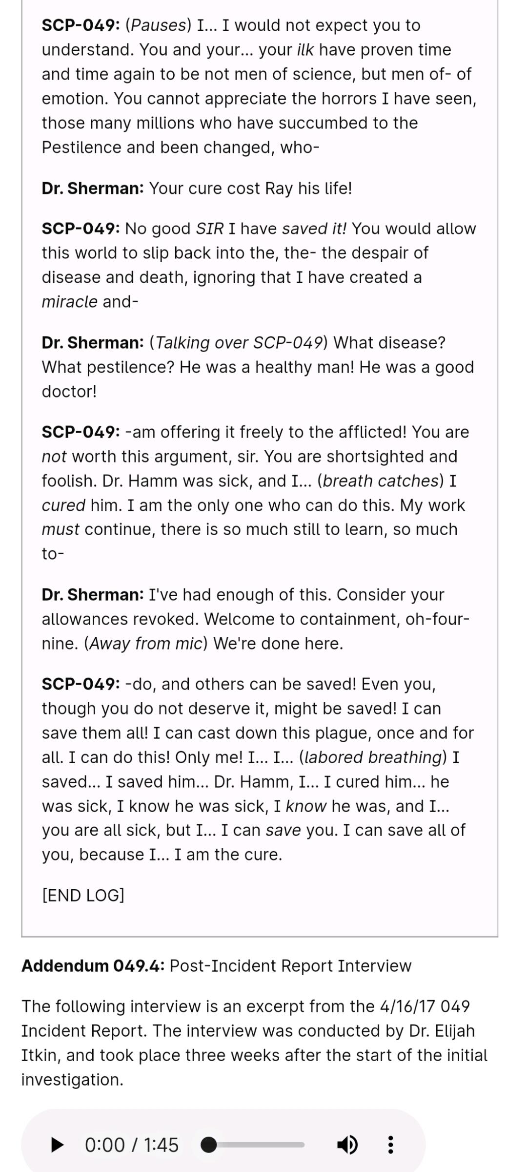 SCP-049 - 哔哩哔哩